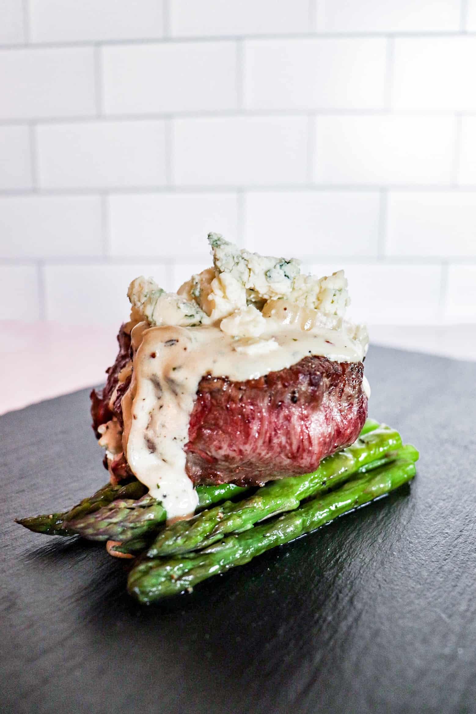 Filet Mignon with Blue Cheese Sauce - Salt & Sprinkles