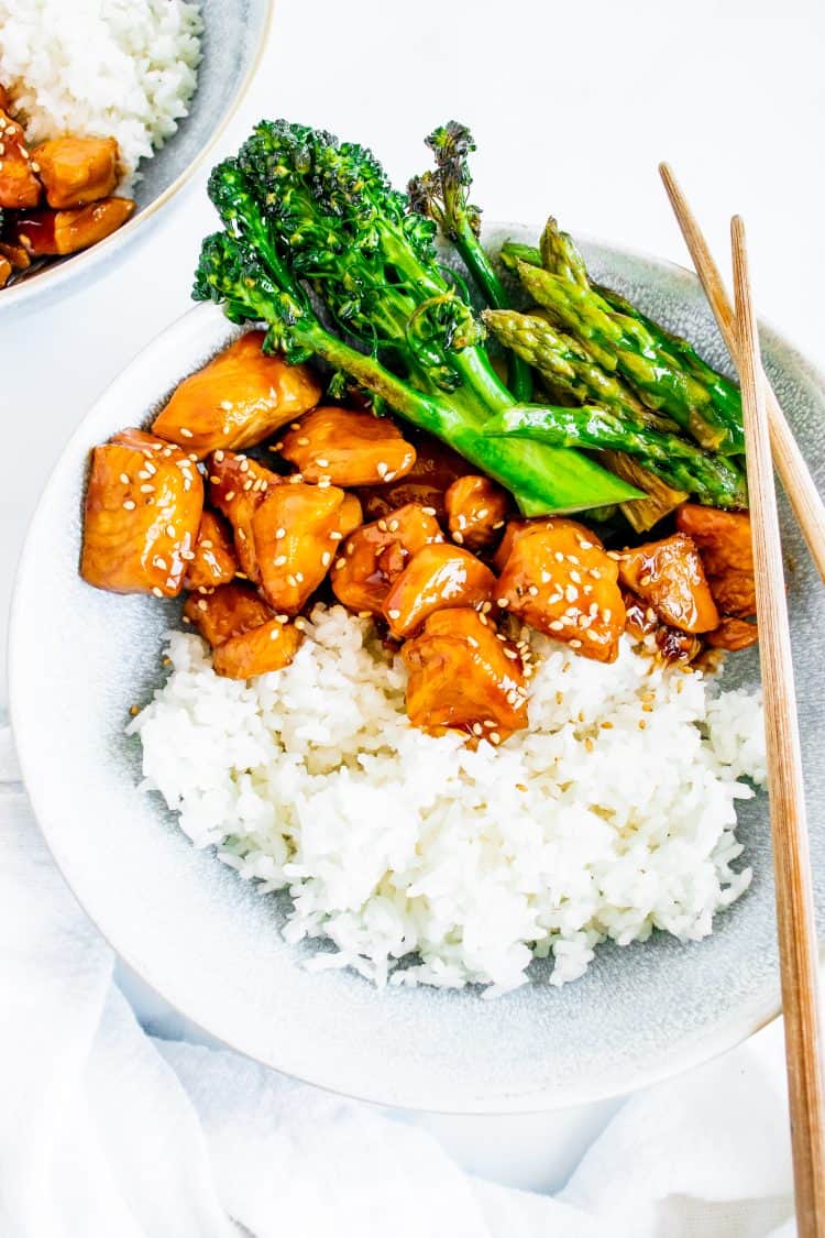 Easy Teriyaki Glazed Chicken - Salt & Sprinkles