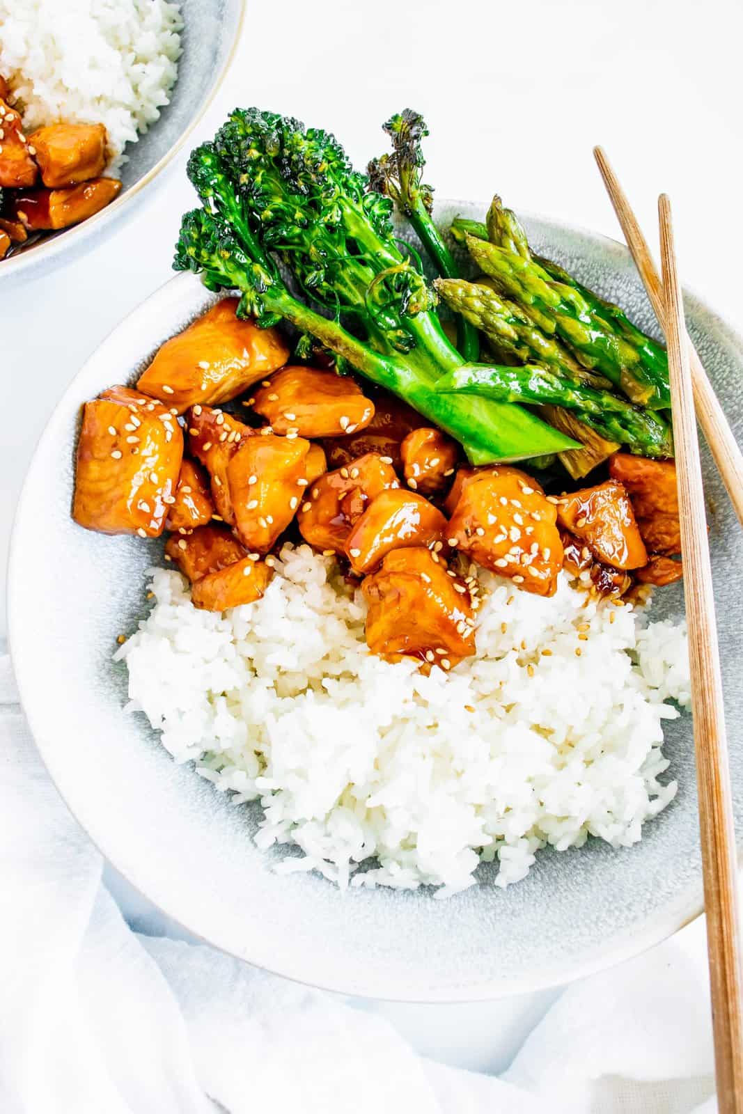 Easy Teriyaki Glazed Chicken - Salt & Sprinkles