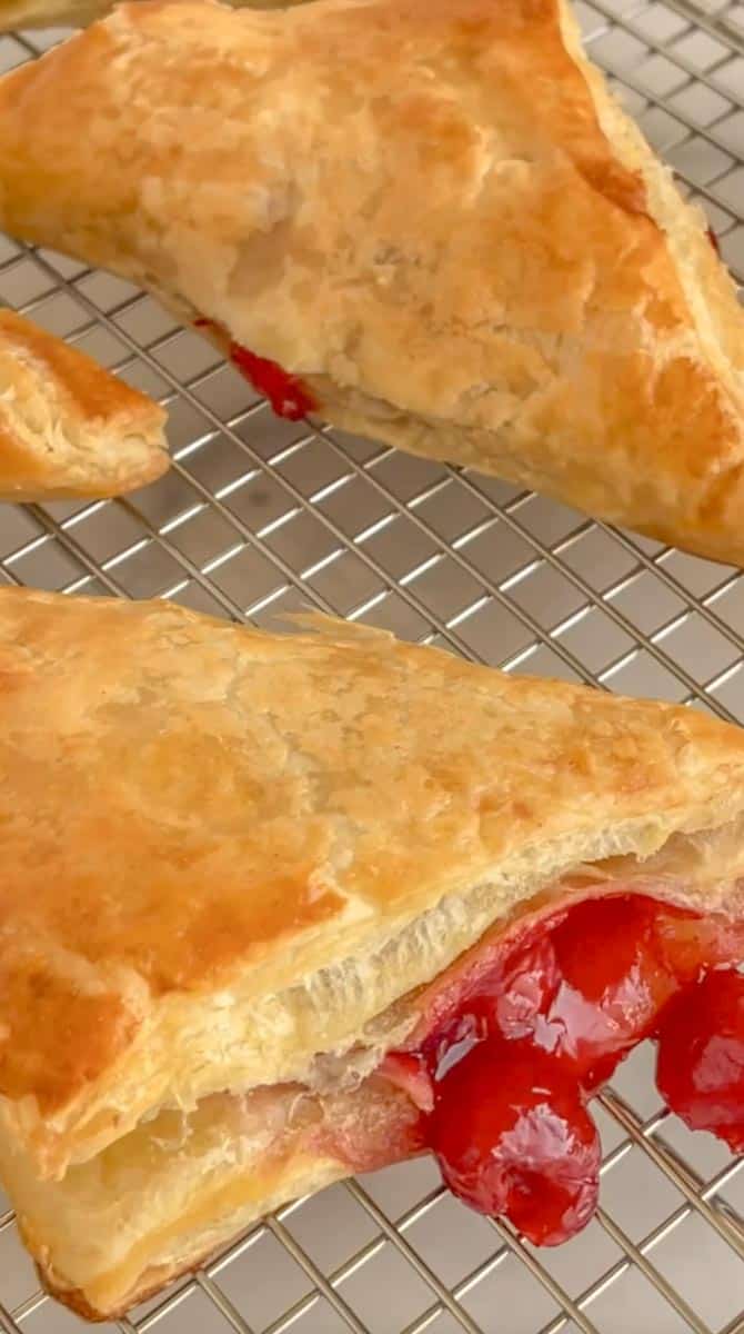 Cherry Turnovers with Puff Pastry - Salt & Sprinkles