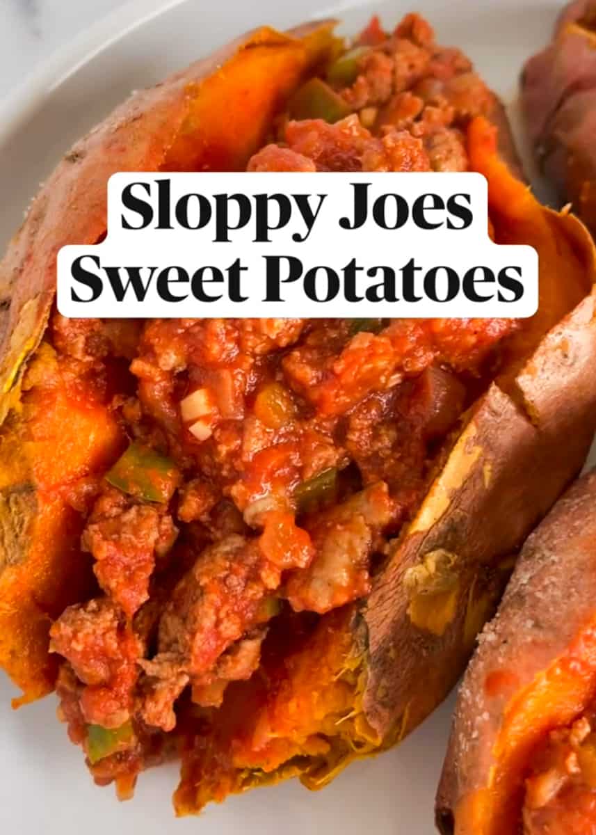 Sloppy Joe Sweet Potatoes - Salt & Sprinkles