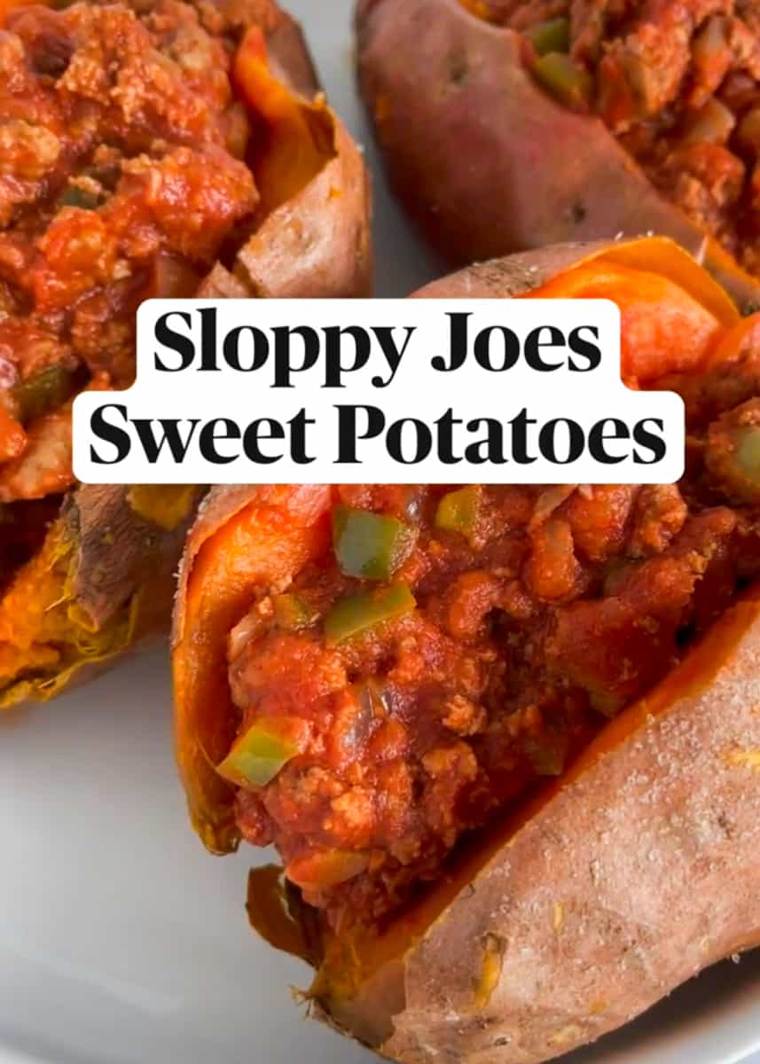 Sloppy Joe Sweet Potatoes - Salt & Sprinkles