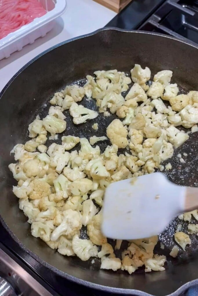 Ground Turkey and Cauliflower Skillet - Salt & Sprinkles