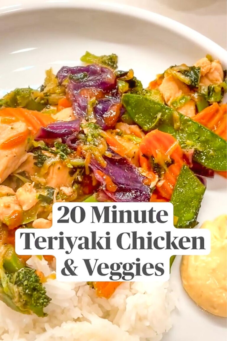 20 Minute Teriyaki Chicken and Vegetables - Salt & Sprinkles